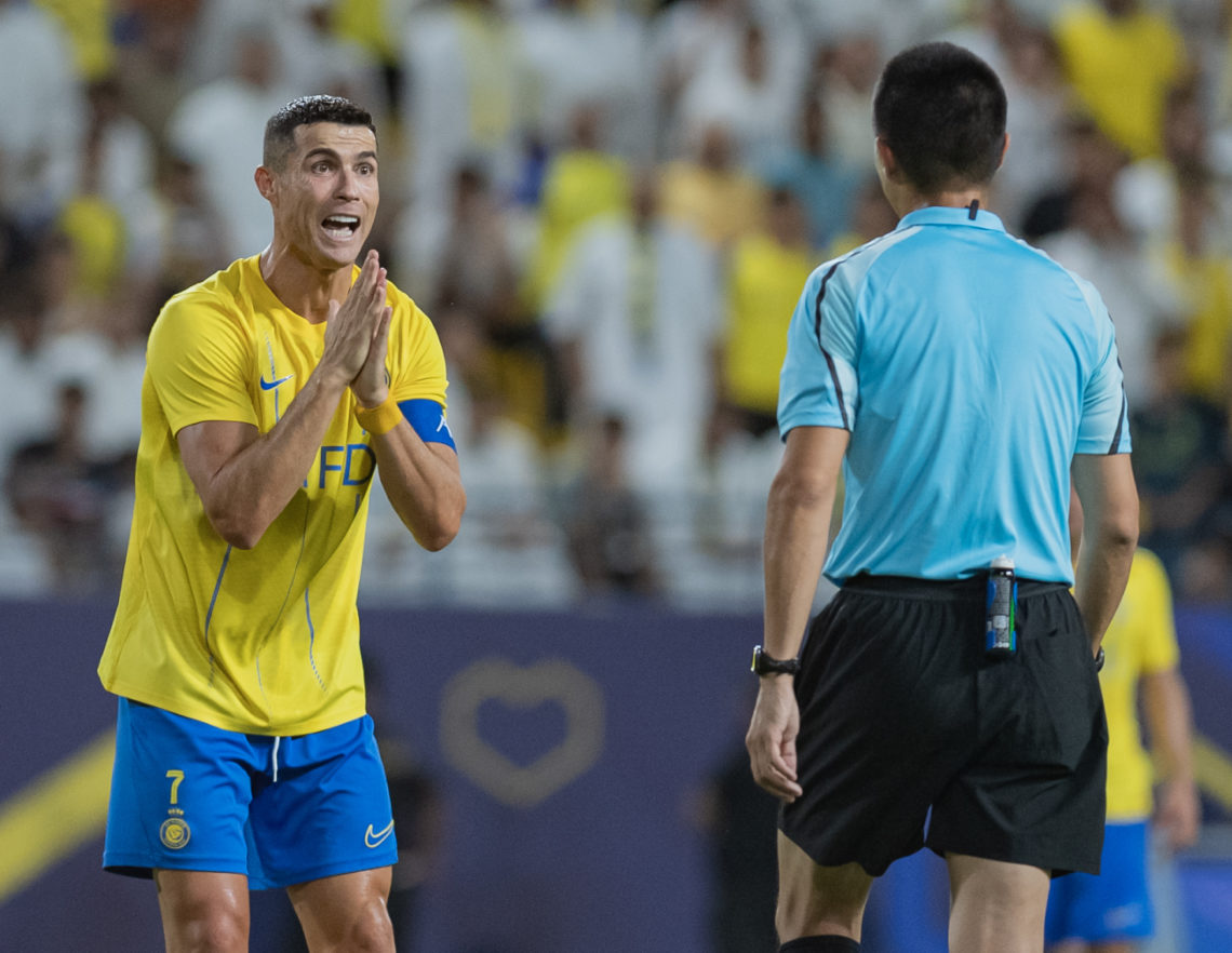 Cristiano Ronaldo caught on camera with surprise 'shove' on Al-Nassr ...